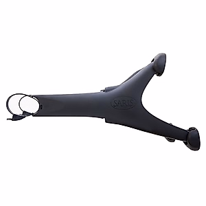 Saris Solo 1-Bike Trunk Rack - Zero Adjustments, Easy Install, 100% Recyclable Plastic Frame and Non-Rusting Material, Compact Solo Trunk Mounted Bicycle Rack