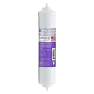 APEC 10" US Made High Purity Ph+ Calcium Carbonate Alkaline Filter with ¼” Quick Connect For Reverse Osmosis Water Filter System (For Standard System, Replacement Filter Only FI-PHPLUS-QC)