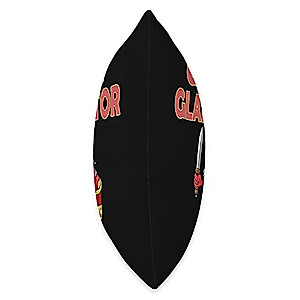 Glizzy Gladiator Hot Dog in Armor Suit Costume Throw Pillow, 18x18, Multicolor