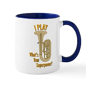 CafePress I Play TUBA Ceramic Coffee Mug, Tea Cup 11 oz