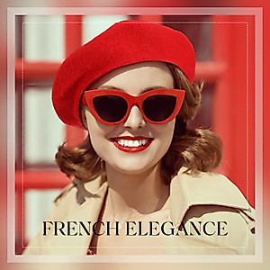 20 Pieces Wool Berets for Women French Beret Multicolored Painters Hat Winter Artist Beret Hat for Women Girls Men Party Indoor Outdoor