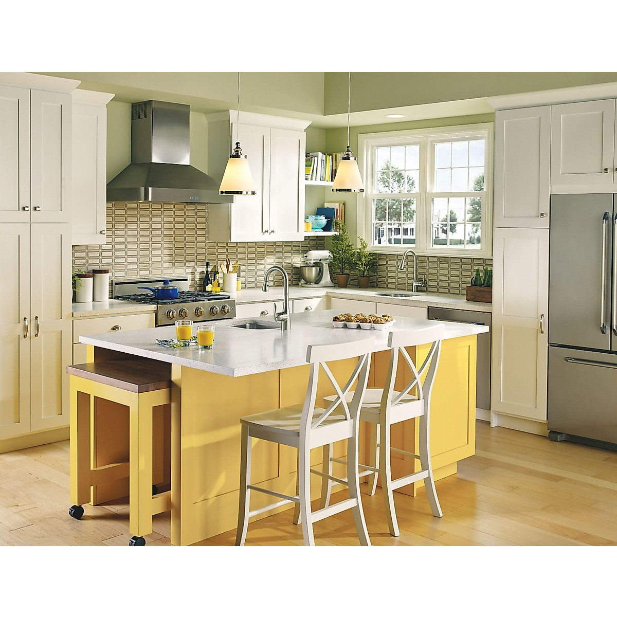 Moen Arbor Spot Resist Stainless One-Handle Pulldown Bar Faucet Featuring Reflex, Single Hole Kitchen Sink Faucet, 5995SRS