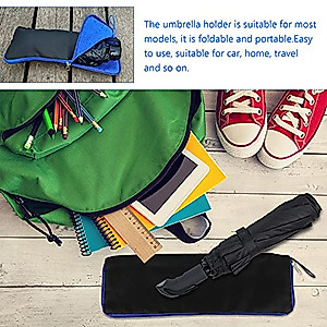 Veemoon Umbrella Bag Umbrella Carry Bag Portable Umbrella Storage Bag Umbrella Hanging Pouch Umbrella Wet Bag for Home Outdoor Blue