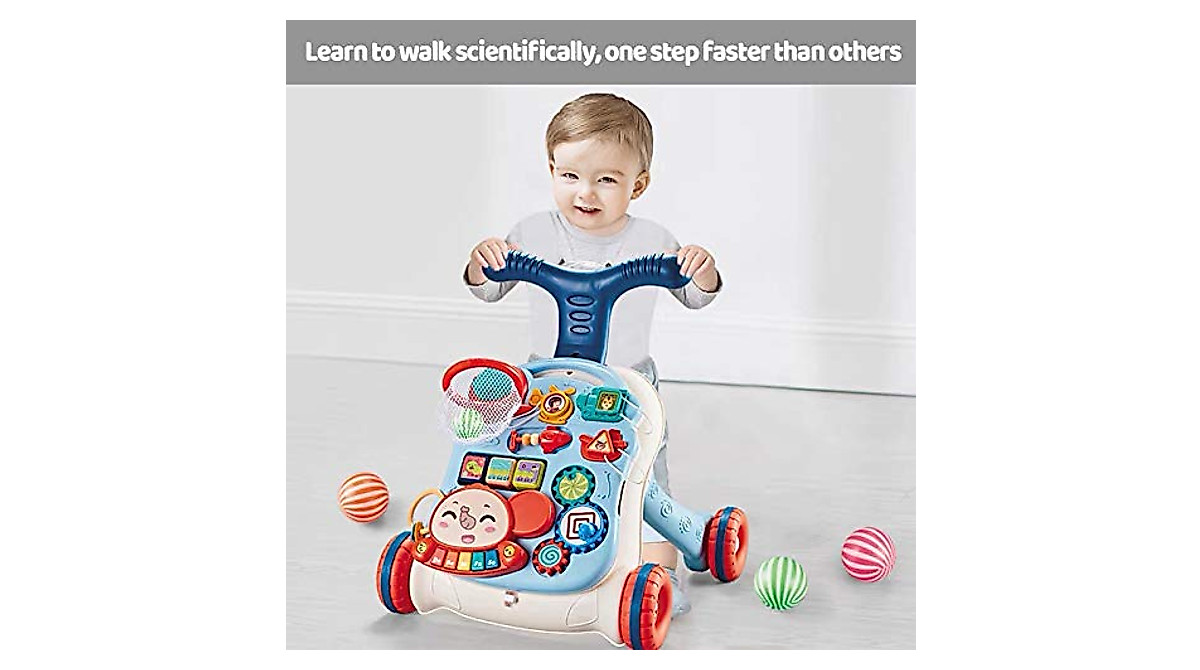Sit-to-Stand Baby Walker for Safe Learning Fun