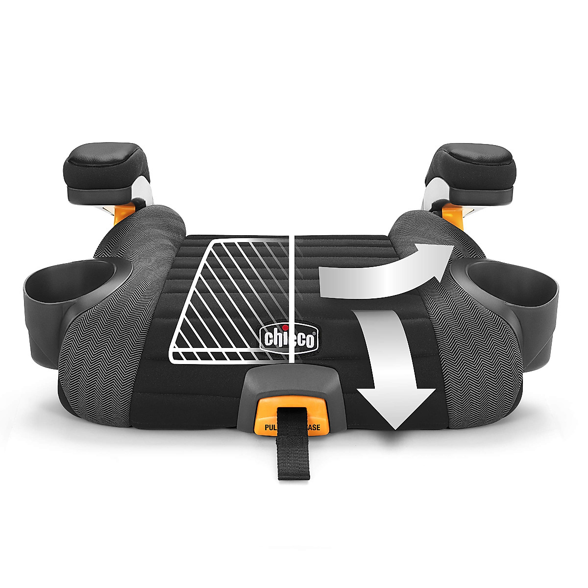 Chicco GoFit® Plus Backless Booster Car Seat with Latch Attachment and Quick-Release Latch Removal for Travel, Portable Car Booster Seat for Children 40-110 lbs. | Stream/Blue