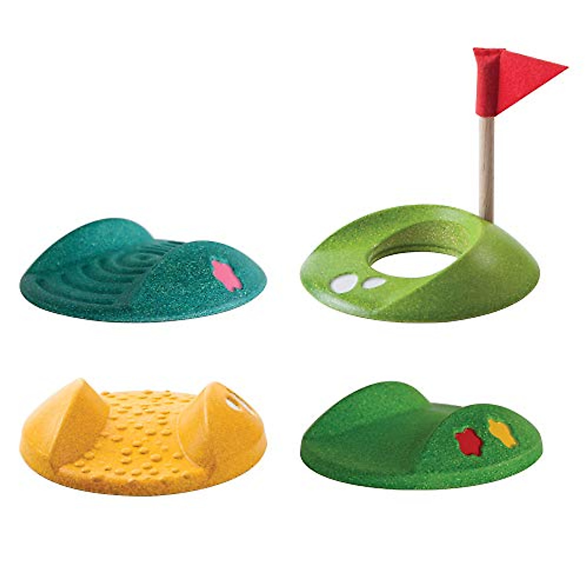 Amazon Basics Gross Motor Case Pack, Mini Golf, Walking Cups, Balance Board, Meadow Ring Toss, Meerkat Bowling