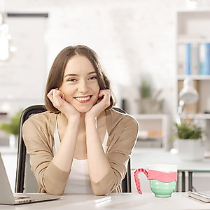 3 Pack 20oz Tumbler Handles,Mug Handle or Cup Holder Replacement-Black,Pink,Blue