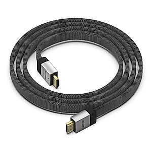 Betron HDMI Cable Flat Braided Cord Support 4K Audio Return Channel and Ethernet 6.5 feet Compatible with Samsung, Sony, LG Televisions