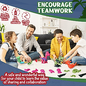 Smarkids Take Apart Dinosaur Toys (4-Pack) | Includes Safe Screwdriver & Screws | STEM Toys, Toddler Learning Toys, Building Toys, Tools for Kids | Educational Toys for 3+ Year Old Boys & Girls