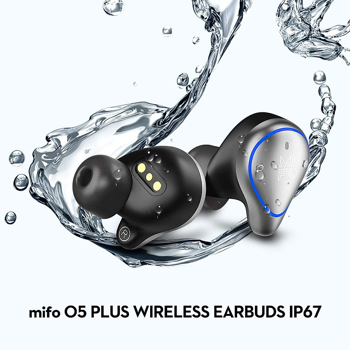 True TWS Stereo Wireless Earbuds 05 Plus by MIFO,APT-X Bluetooth 5.0 Wireless Sport Headphones with 2600mAh Charging Case,CVC6.0 Deep Bass Wireless Earphones Bulit-in Mic Headset, One-Step Pairing