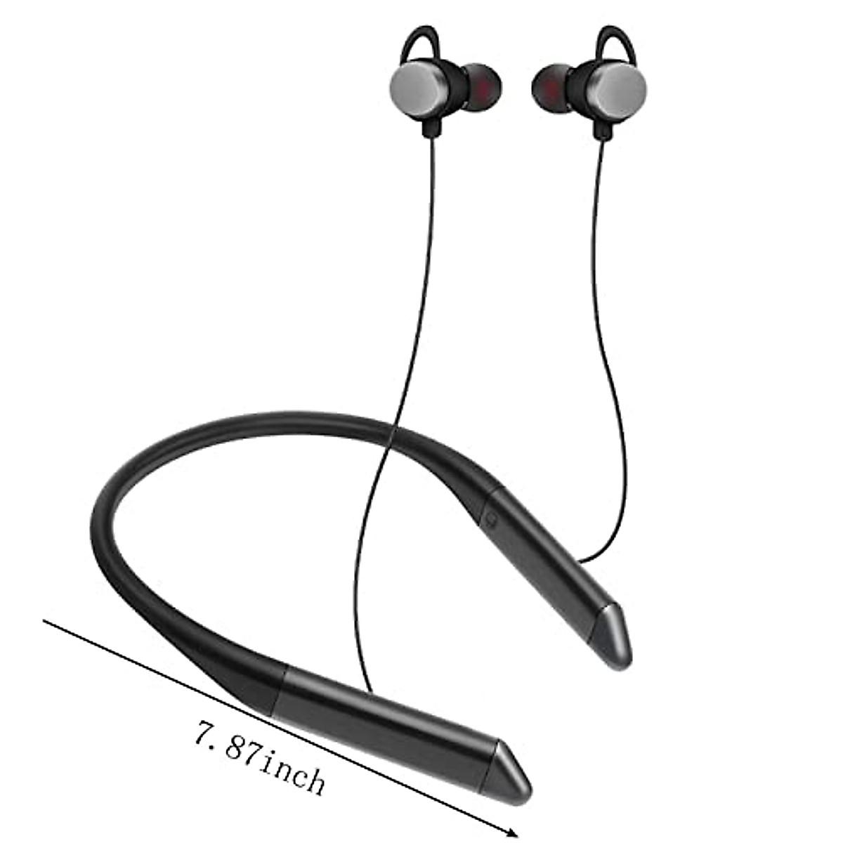 #OJ49zP Bluetooth Neckband Headphones Colorful Design Hd Stereo Clear Sound Sporty and Ergonomic Neck Hanging Design