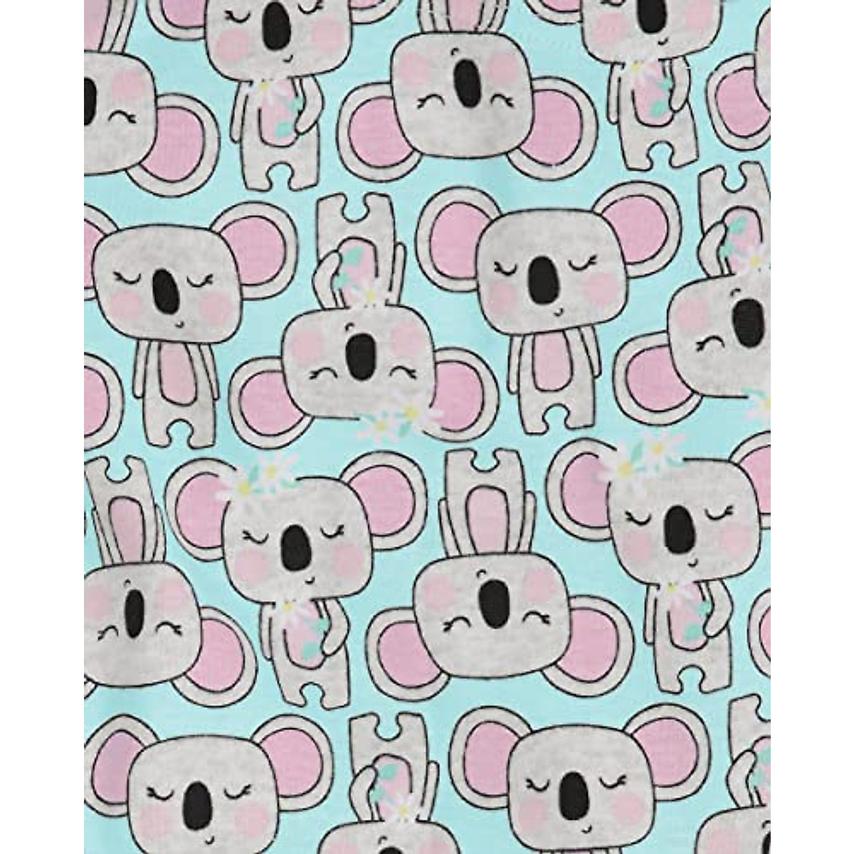 The Children's Place girls Long Sleeve Top and Pants Pajama Set Unicorn/Koala 2 pack Kids - PJ set 7