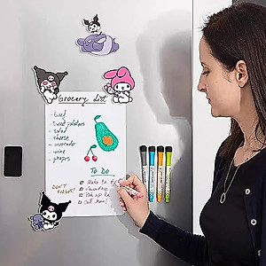 Refrigerator Magnets Fridge Sticker,Kitty Fridge Magnets Cartoon Fridge Magnet Stickers Cute for Magnet Boards Fridge Home Office Decor (Kitty Refrigerator Magnets)