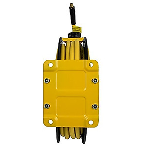 DeWalt DXCM024-0343 Double Arm Hose Reel with 3/8” x 50’ Premium Rubber Hose