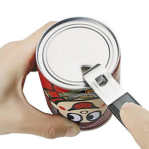 QIENL 2 Pack Bottle Openers, Beer Can Opener,Can Opener Manual, Bottle Cap Opener, Bottle Opener Bartender, Soda Can Opener, Stainless Steel Bottle Opener