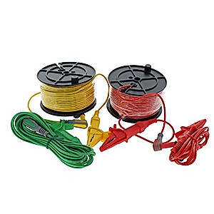 IDEAL INDUSTRIES INC. 61-796 Earth Ground Resistance Tester, 3-Pole, Carrying Case Included,Yellow,Green,Red