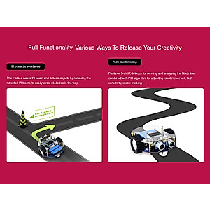 Waveshare PicoGo Mobile Robot - Raspberry Pi Pico Based, Self Driving, Remote Control, Unassembled