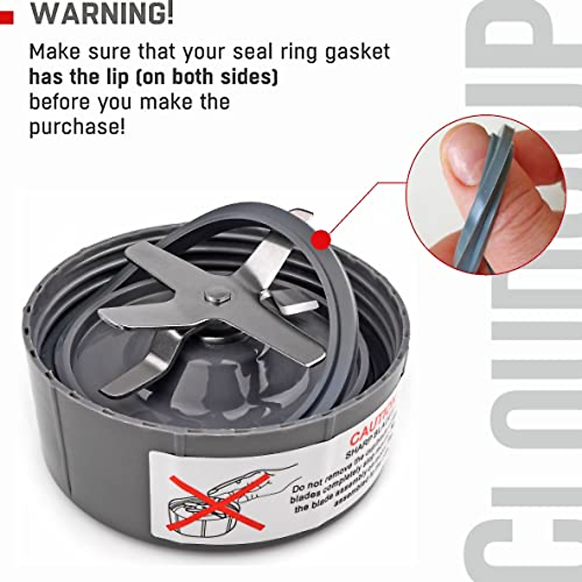 Gasket Rubber Seal Ring Accessories for Nutribullet Replacement Parts Gasket Blender 900 Series 600W and 900W