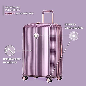 VERAGE 2 piece Luggage Sets,Expandable Hardside Suitcase with Spinner Wheels Luggage for Travel,TSA Approved (20/24-Inch,Purple)