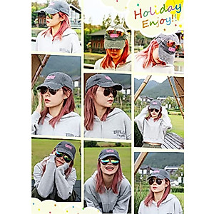 NLEYANB 10 Pieces Wholesale Classic Mirrored Flat Lens Aviator Party Sunglasses for Women Men UV400