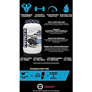 VMI Sports | ProtoLyte Whey Isolate Protein Powder | Low Calorie Whey Protein Powder for Weight Loss | Protein Powder for Muscle Gain | Digestive Enzymes | Non-GMO (Marshmallow Charms, 4.6 Pounds)