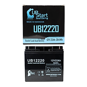 Sears Craftsman Diehard Portable Power 1150 Battery - Replacement UB12220 Universal Sealed Lead Acid Battery (12V, 22Ah, 22000mAh, T4 Terminal, AGM, SLA) - Compatible with Sears Craftsman Diehard Port