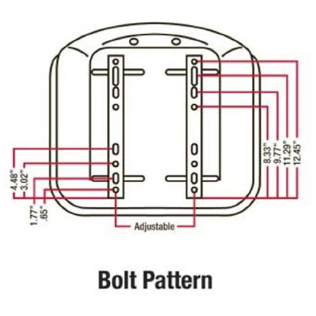 A & I Products Seat, Lawn & Garden, w/ Slide Track, BLK. Replacement for John Deere Part Number LGS100BL