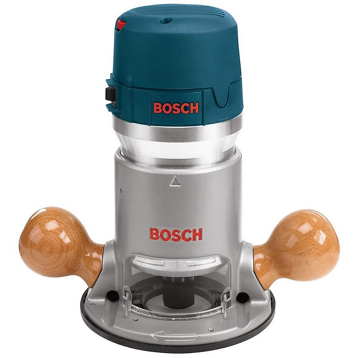 BOSCH 1617EVS 2.25 HP Electronic Fixed-Base Router & Under-Table Router Base with Above-Table Hex Key RA1165