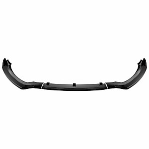 MotorFansClub 3pcs Front Bumper Lip Splitter Fit for Ford Fusion Mondeo 2013 2014 2015 2016 Trim Protection Splitter Spoiler, Black