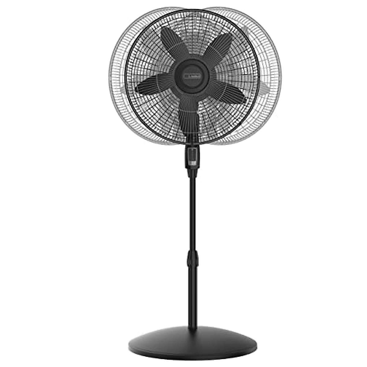 Lasko S18440 Performance 18-inch Oscillating Pedestal Standing Floor Fan with Remote Control and Adjustable Stand for Indoor, Bedroom, Living Room, Home Office & College Dorm Use – Black