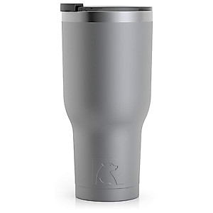 RTIC Double Wall Vacuum Insulated Tumbler, 40 oz, Graphite (40oz, Graphite)