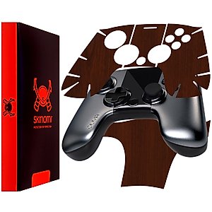 Skinomi Dark Wood Full Body Skin Compatible with Ouya Controller (Full Coverage) TechSkin Anti-Bubble Film