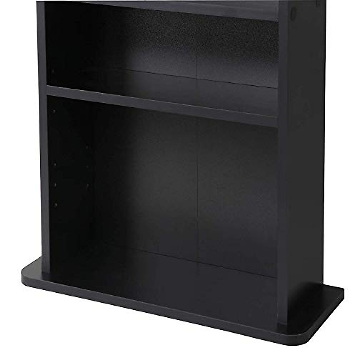 HomGarden 5-Tier Media Storage Cabinet Adjustable Bookcases DIY Multifunctional Shelf Display Rack Organizer Tower for CDs, Books, Video Games, Arts