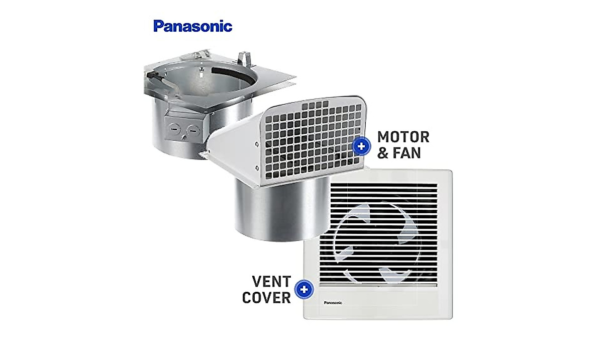 Panasonic FV-08WQ1 WhisperWall Bathroom Fan - Silent Airflow