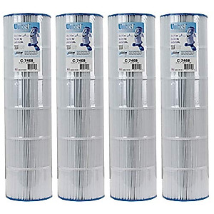 Unicel C-7468 Swimming Pool Filter Replacement Cartridge for Jandy CL460 (4 Pack)