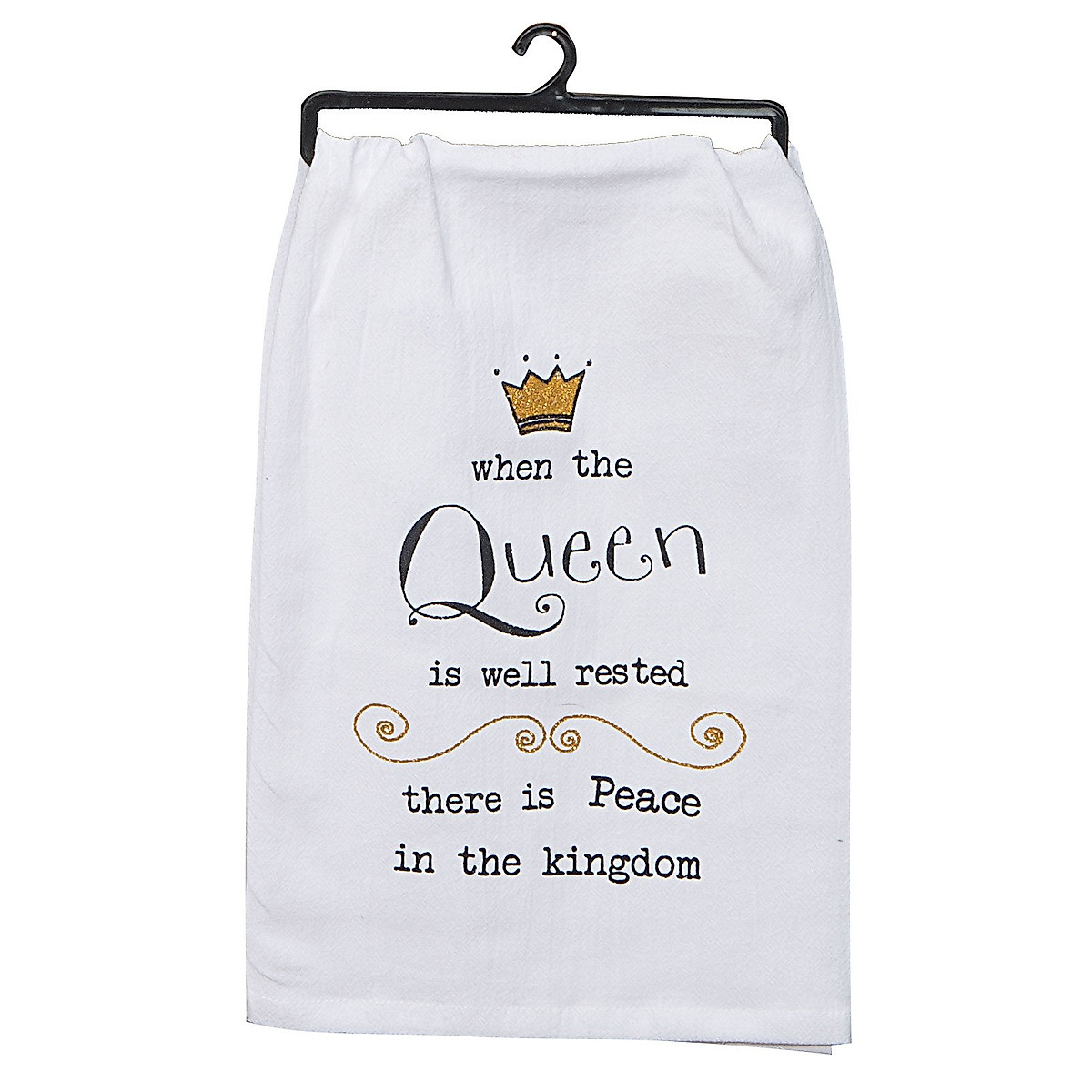 Kay Dee Designs Humorous Queen Kingdom Kitchen Towel Bundle, Set of 2