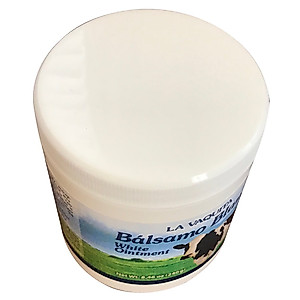 Plantimex La Vaquita Balsamo Blanco Ointment 240g - Eucalyptus Scented Cream, Antioxidant Adult Skin Moisturizer, 8.46 oz