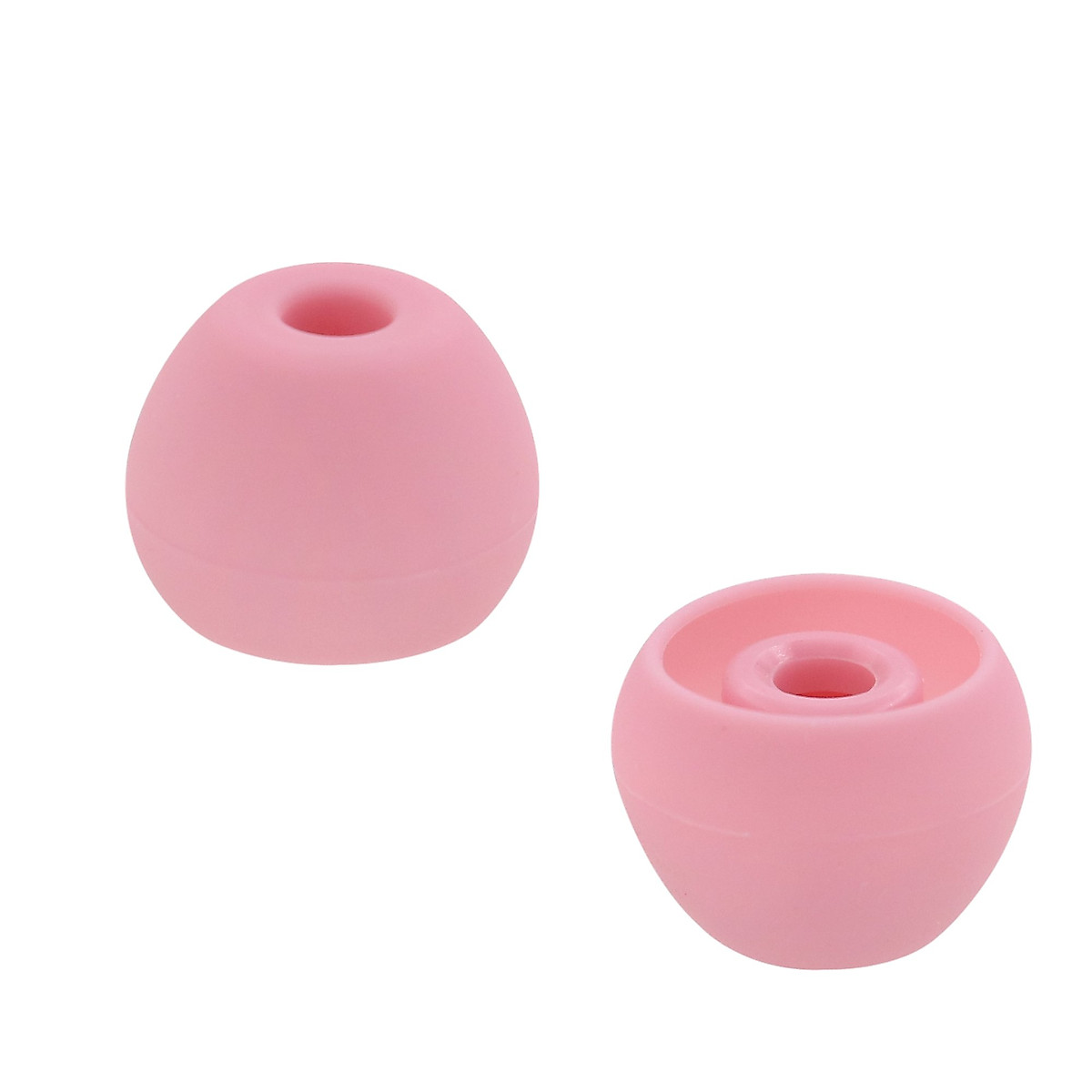 ALXCD Eartips Compatible with BeatsX in-Ear Earbuds, 8 Pair S/M/L & Double Flange Soft Silicone Earbuds Tips, Compatible with Beats by Dr. Dre BeatsX [8 Pair/Pink]