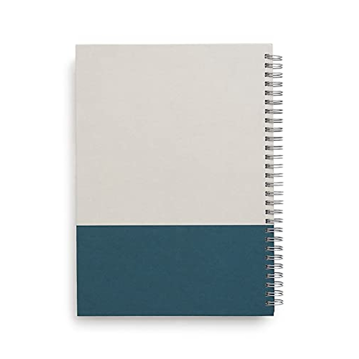 TRU RED 24383525 Medium Hard Cover Ruled Notebook, Gray/Teal