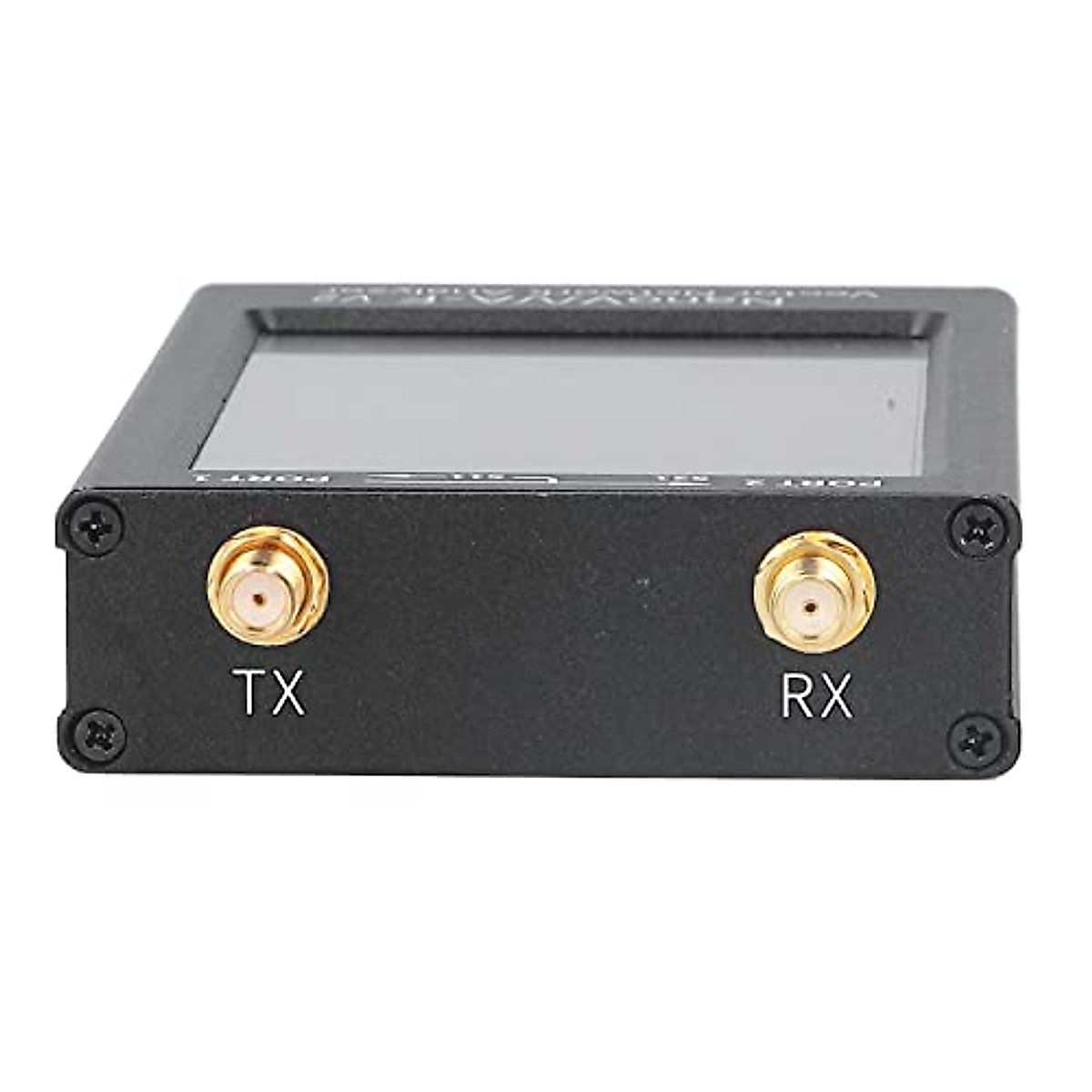 Oumefar Vector Network Analyzer, Full Touch Screen HF VHF UHF Antenna Analyzer Shielding Electromagnetic Interference with Aluminum Case for Short  Precisionmeasuring