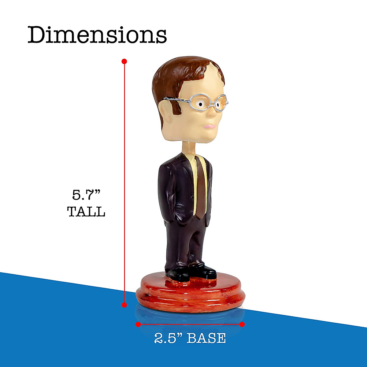 Scott's Tots Dwight Schrute Bobblehead from The Office - The Ultimate Merchandise for The Office Fans