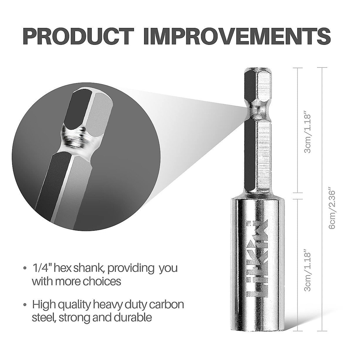 LitKiwi 8PCS Rotary Drill Saw Blades(with 1PCS 1/4" Hex Shank,1PCS 1/8" Round Shank,1PCS 1/4" Round Shank),HSS Saw Disc Wheel Cutting Blades for Drills Rotary Tools