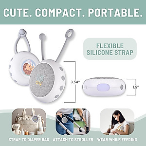 Instant Colic Baby Relief Sound Machine, Pediatrician-Approved, Mom's Choice Award, Colic Specific Engineered Sounds, No Medicine Or Drops, Designed by Mom of Colicky Babies, Colic Calm