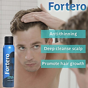 Fortero Carbonic Acid Shampoo for Hair Growth and Treating Hair Loss - AMAZON EXCLUSIVE PACKAGE- Thickening Hair Growth Shampoo with Thin, Dry or Damaged Hair, Anti Dandruff (Large, 300g)