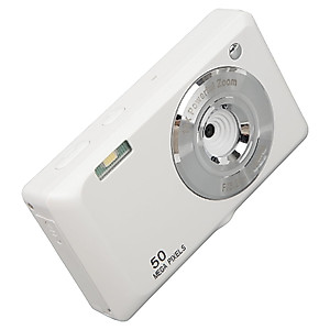 4K Digital Camera, 50MP 16X Zoom Point and Shoot Camera with Autofocus & Timer Shooting, Anti Shake Digital Video Camera for Kids Teens Students, Work with Tripod & Selfie Stick