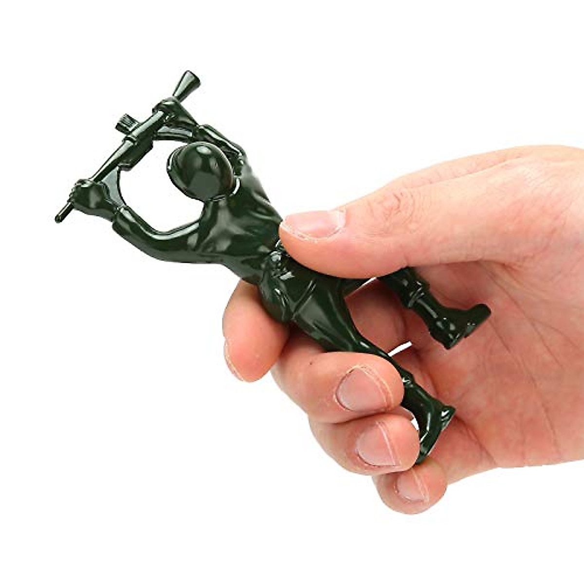 Beer Bottle Opener Unique Soldier Shape Mini Portable Zinc Alloy Bottle Corkscrew Kitchen Accessories Green
