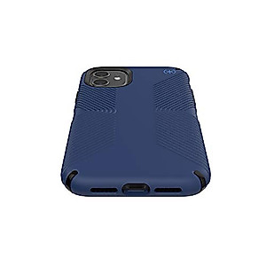 Speck iPhone 11 Case - Drop Protection, Shock-Absorbent - Heavy Duty Slim Design with Added Grip & Soft Touch Coating - Coastal Blue, Black, Storm Blue Presido2