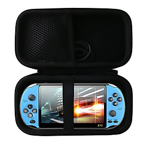 WERJIA Hard Carrying Case Compatible with RG406H Retro Handheld Game Console/LKTINA Handheld Game Console 4.3 inch/5.1 inch