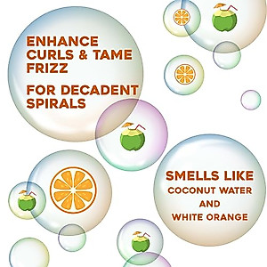 OGX Quenching + Coconut Curls Curling Hair Butter, Deep Moisture Leave-In Hair Mask & Treatment with Coconut Oil, Citrus Oil & Honey, Paraben-Free and Sulfated-Surfactants Free, 6.6 oz