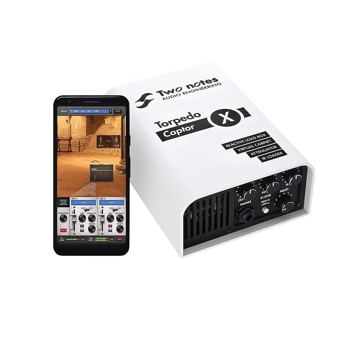 Two Notes Torpedo Captor X Reactive Loadbox DI and Attenuator - 8-ohm